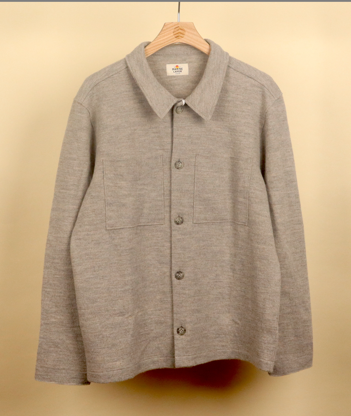 Boiled Wool Overshirt – sun bern nc